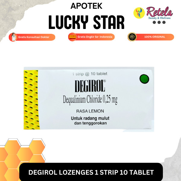Jual DEGIROL LOZENGES 1 STRIP 10 TABLET | Shopee Indonesia