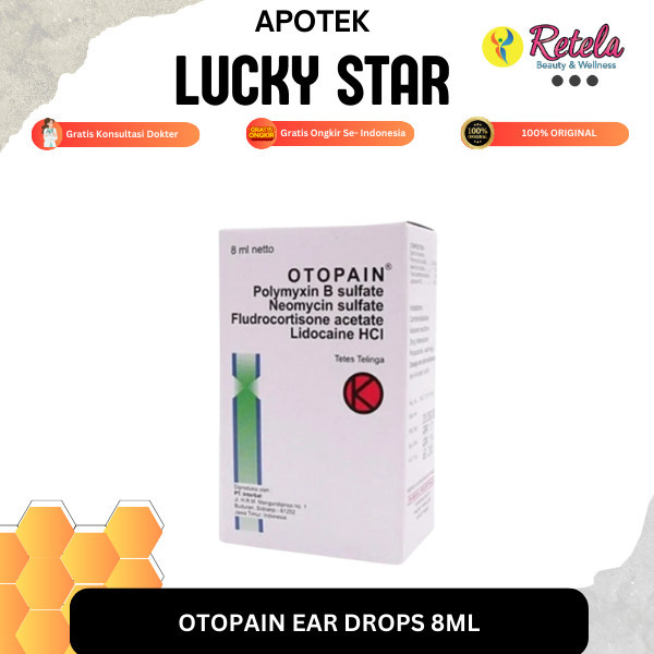 Jual OTOPAIN EAR DROPS 8ML - Tetes Telinga Original | Shopee Indonesia