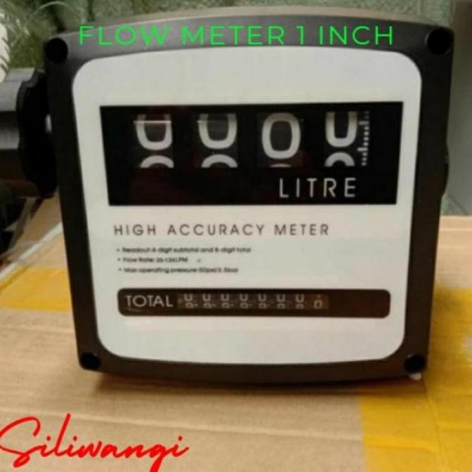 Jual Flow Meter Solar 1 Inch Pengukur Mekanik 4 Roda Digital Flow Meter ...