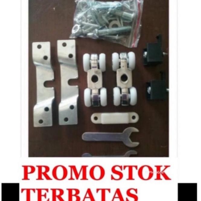 Jual Paket Roda Husky Pintu Geser Roda Sliding Door Rel Pintu Geser ...