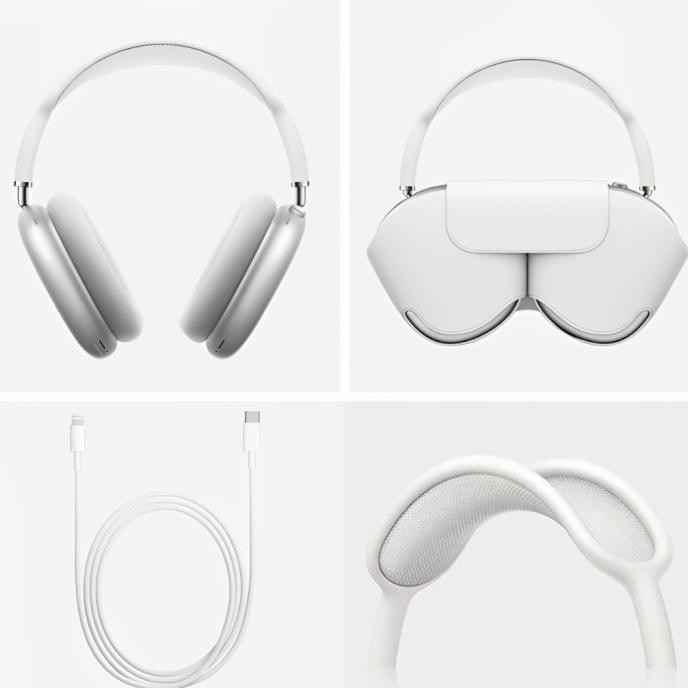 Jual 100% Original 1:1 Airpod Max Headphone With Microphone Noise ...