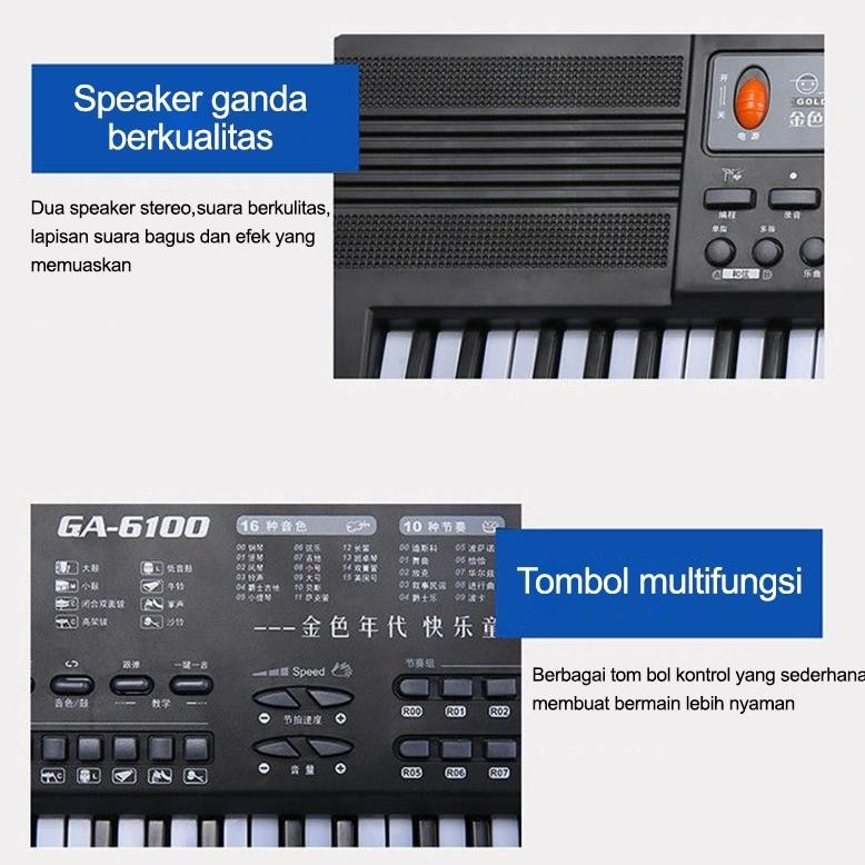 Jual TU26 Benston Music- Keyboard Elektronik Anak 61 keyboard ...