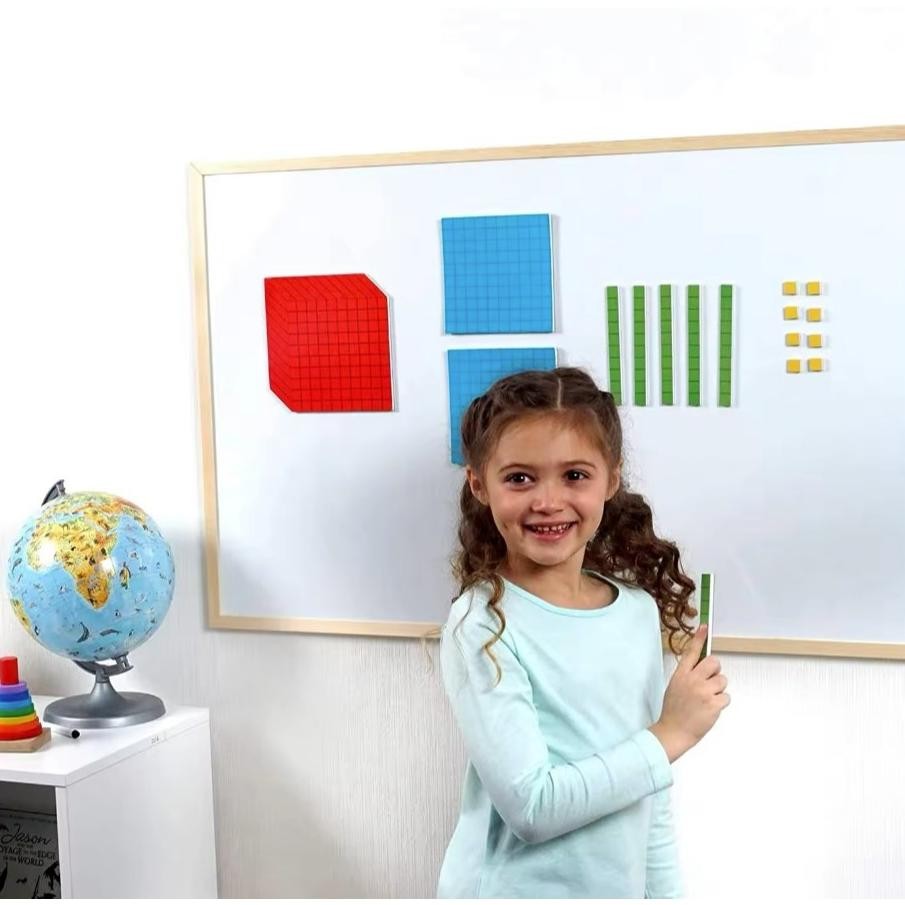 Jual Baru Base Ten Set Mathematics Math Matematika 10 Decimal Three ...