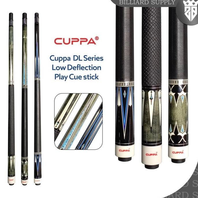 Jual Cuppa DL Premium Series Low Deflection Play Cue Stick - Paket ...