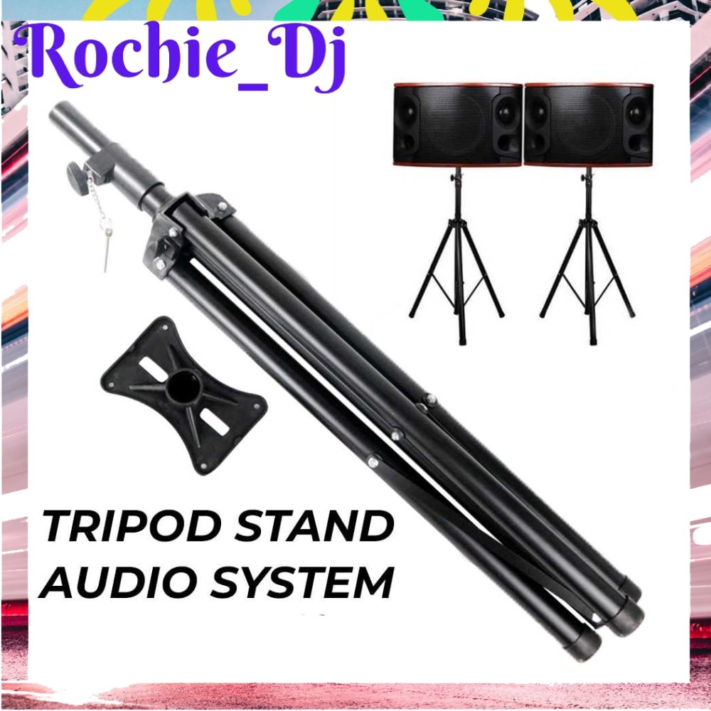 Jual FLOOR TRIPOD STAND SPEAKER AUDIO SYSTEM 8-15 INCH 1.8M - SPS-502M | Shopee Indonesia