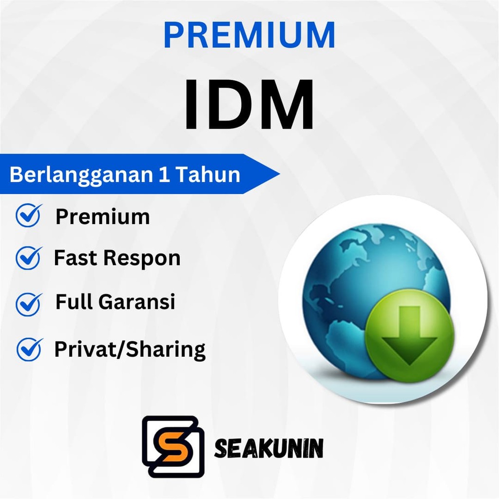 Jual IDM Internet Download Manager Garansi Bisa Update Bisa Pakai Nama ...