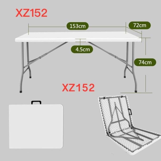 Jual SA MEJA LIPAT KOPER HPL ALUMINIUM-MEJA LIPAT PORTABLE - KAKI BULAT SMS | Shopee Indonesia