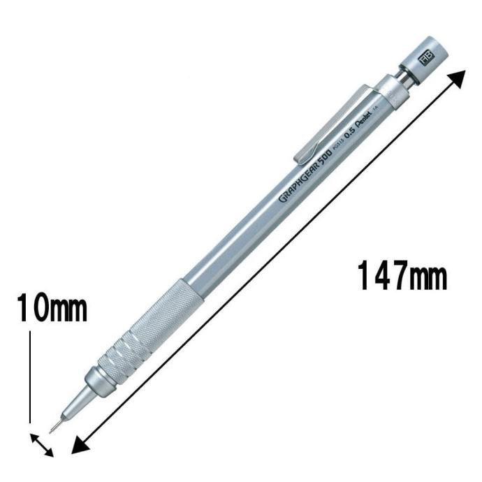 Jual Pentel Graph Gear 500 Drafting Pencil - 0.5 Mm Original Dan ...