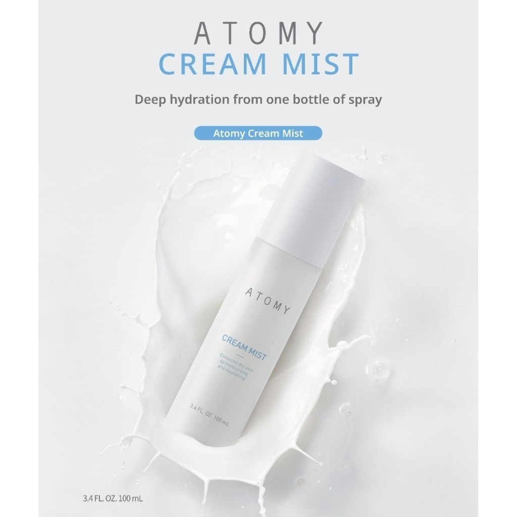 Jual Atomy Cream Mist Hidrasi Kulit Lelah Kusam, Nutrisi & Pelembab ...