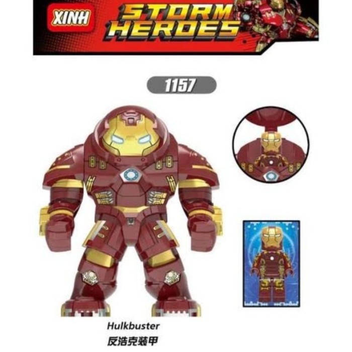 Jual Lego hulkbuster besar jumbo plus tony stark Ironman SEALED ONLY ...