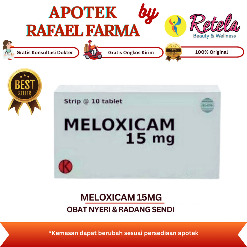Jual MELOXICAM 15 MG DX BOX 100 TABLET | Shopee Indonesia