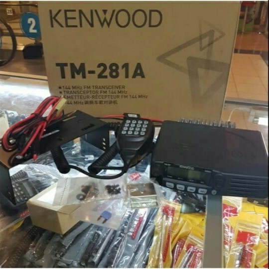 Jual Radio Rig Kenwood Tm 281A Vhf - Rig Kenwood Tm281A Vhf 136-174Mh ...