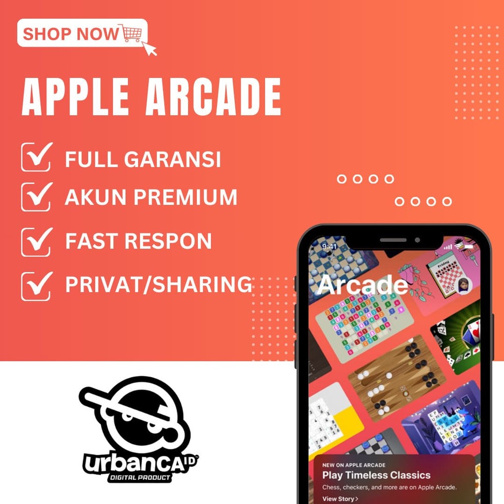 Jual Reedem Code Apple Arcade 1 Tahun Full Garansi | Shopee Indonesia