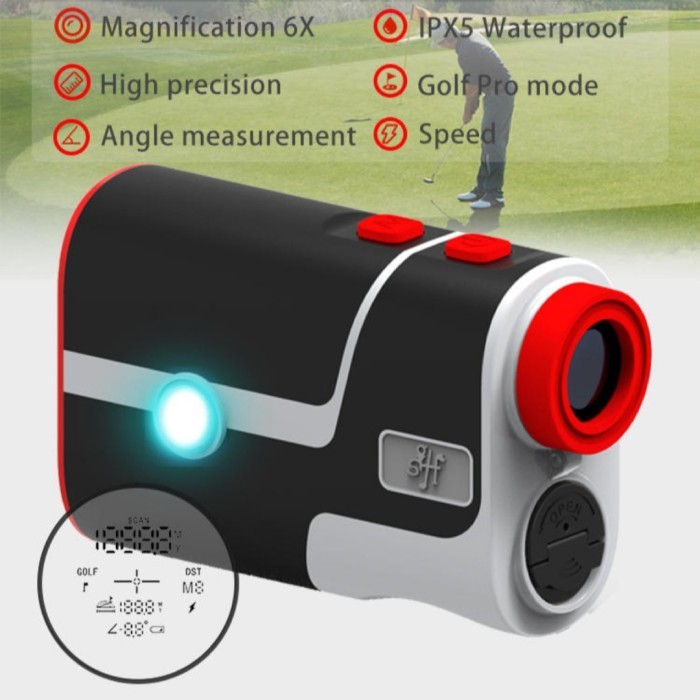 Jual newgan!! Laser RangeFinder 600m Distance Meteran Golf Jarak | Shopee Indonesia