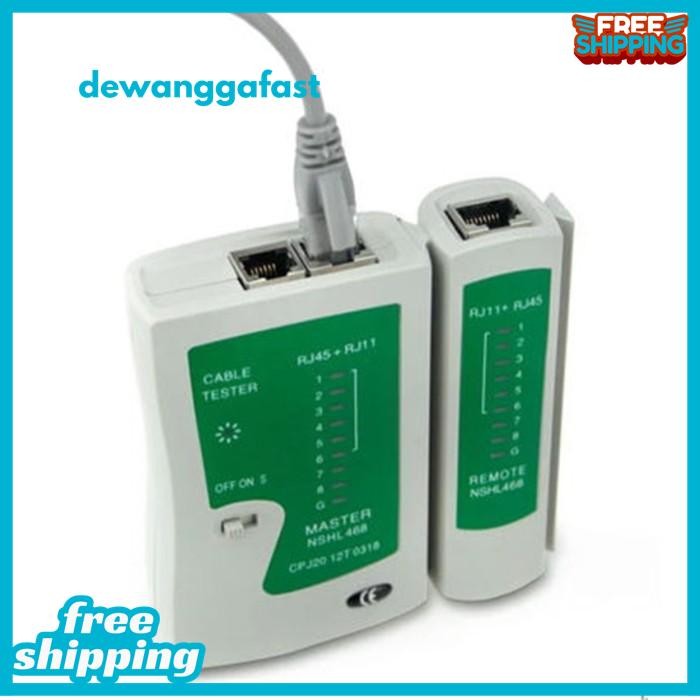Jual LAN TESTER NETWORK CABLE - ALAT TEST KABEL JARINGAN KOMPUTER RJ45 ...