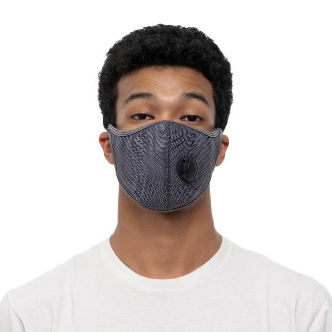 Jual ZULU Sports Mask N95 (Herringbone Grey) | Shopee Indonesia