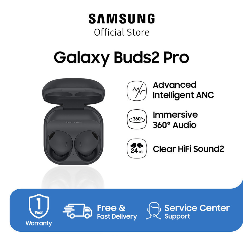Jual Samsung Galaxy Buds2 Pro - Graphite, Galaxy AI, Handphone AI, Buds ...