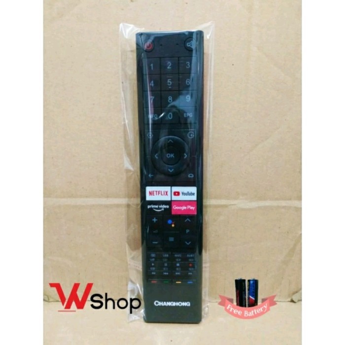 Jual REMOT TV LCD LED SMART TV ANDROID CHANGHONG VOICE ORIGINAL 100% ...