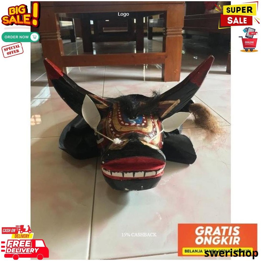 Jual Barongan Bantengan - Mainan Anak Banteng Bantengan Kuda Lumping ...