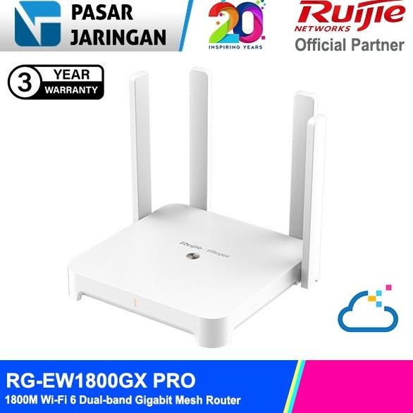 Jual RUIJIE REYEE RG-EW1800GX PRO 1800Mbps WiFi 6 Dual band Gigabit ...