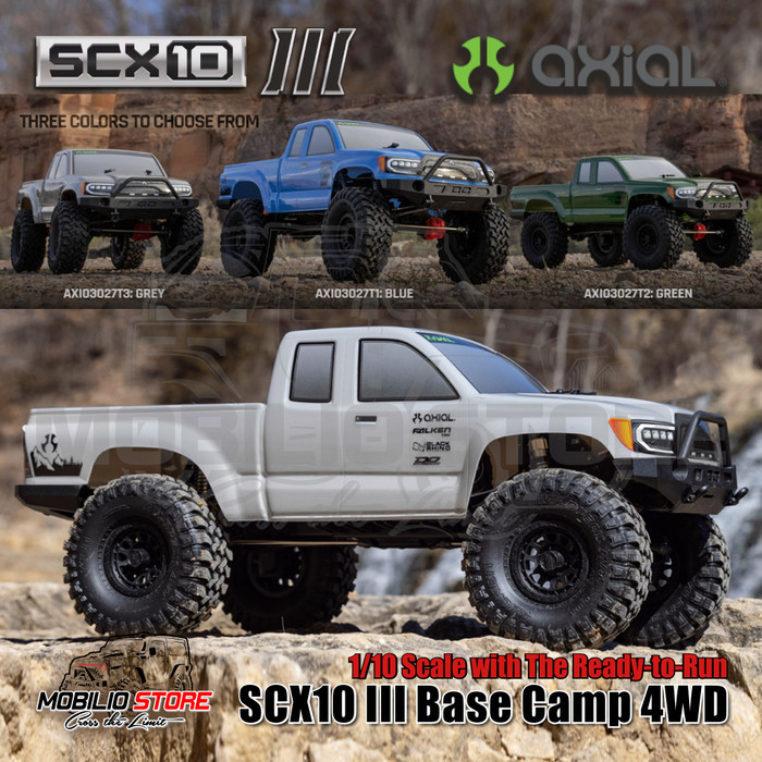 Jual Derty Axial Scx10 Iii Base Camp 4Wd Rc Car 1/10 Scale Rtr Crawler Off-Road | Shopee Indonesia