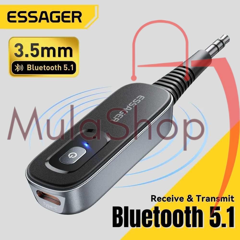 Jual ESSAGER Bluetooth Adapter 2in1 Transmitter Receiver 5.1 AUX 3.5mm ...