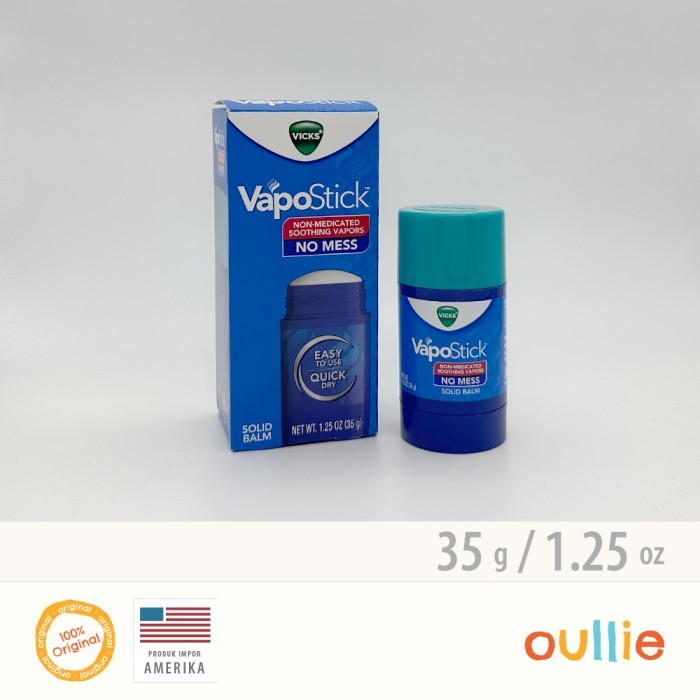 Jual Vicks VapoStick Non-Medicated Solid Balm 1.25 oz | Shopee Indonesia