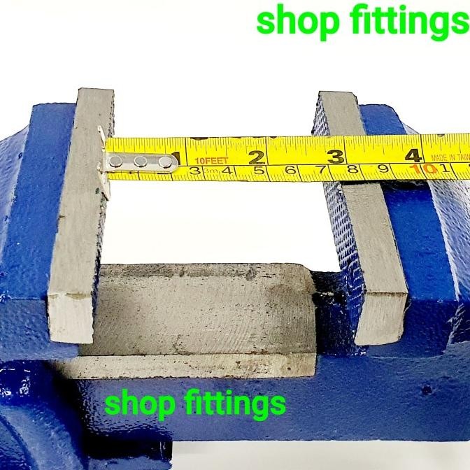 Jual Tanggem Catok Ragum 4 Inch Paron Meja Tanggem Besi Fixed Bench ...