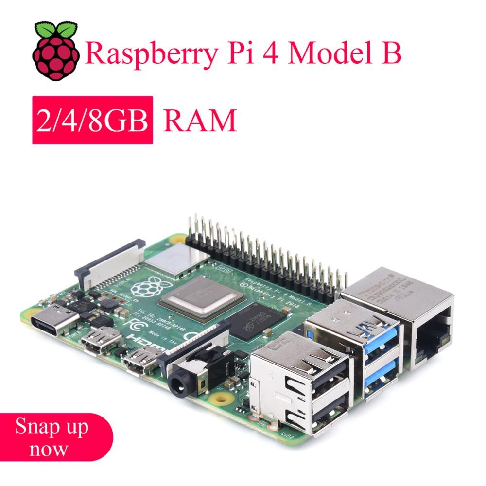 Jual Kit Papan Pengembangan Raspberry Pi 4 Model B Asli RAM 2G 4G 8G 4 ...