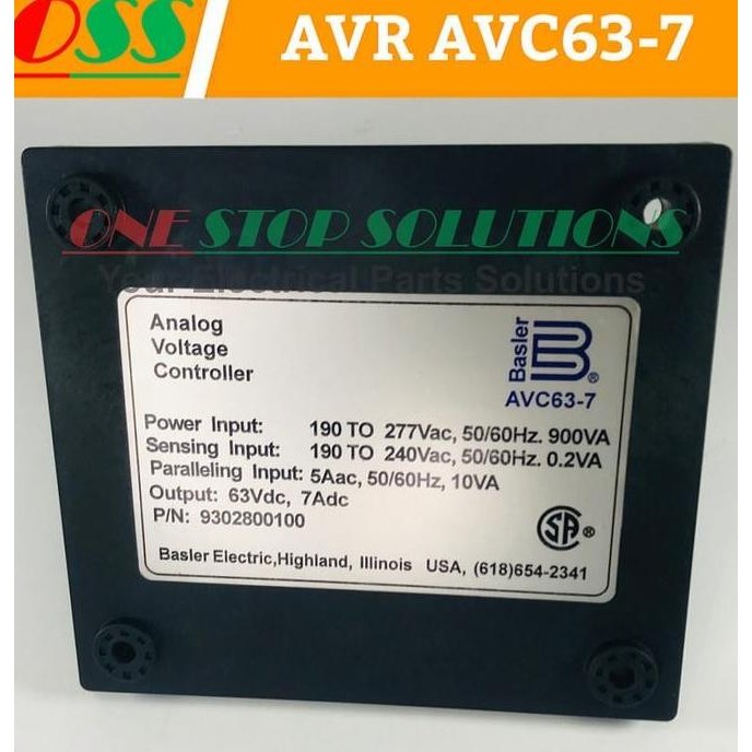 Jual Avr Genset Avc63-7/Avr Genset Avc 63-7 Basler | Shopee Indonesia