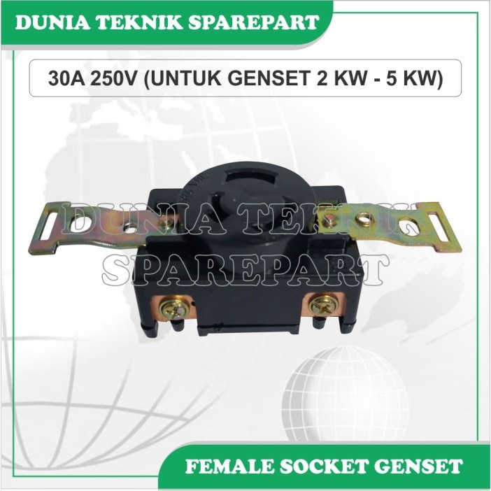 Jual FEMALE SOCKET GENSET / LOCKING PLUG PUTAR / RUMAH STECKER GENSET 3 ...
