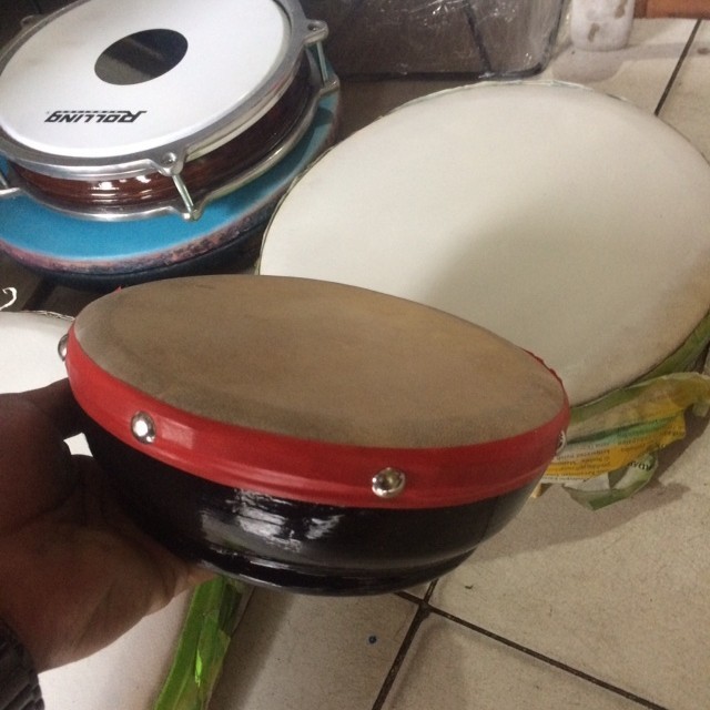 Jual REBANA KOMPANG TARIAN ACEH SAMAN KOTEK ECERAN UKURAN 16-18CM ...