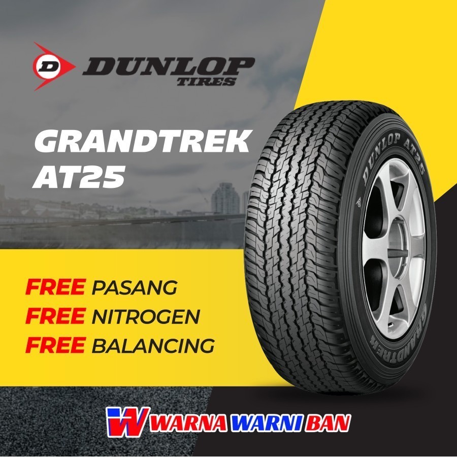 Jual Ban Mobil Dunlop Grantrek AT25 265 60 R18 18 | Shopee Indonesia