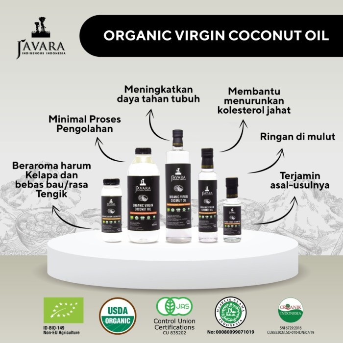 Jual Minyak Kelapa Murni Javara 1000 Ml Javara Virgin Coconut Oil 1000 ...