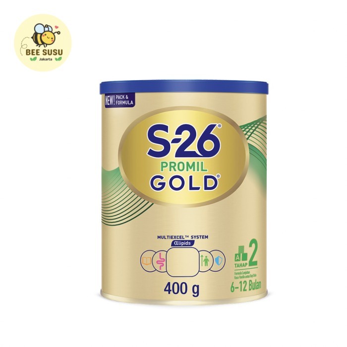 Jual S26 Promil Gold Tahap 2 Vanila 6-12 Bulan 400G / 400Gr | Shopee Indonesia