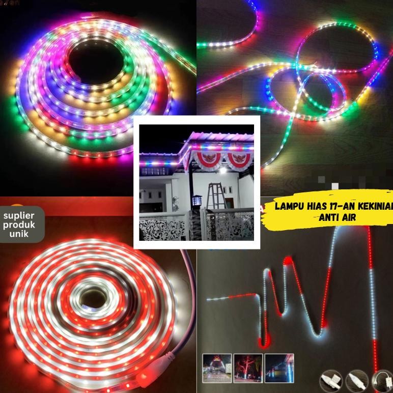 Jual Lampu Led Selang Rgb Warna Warni Dan Merah Putih Untuk Hias ...