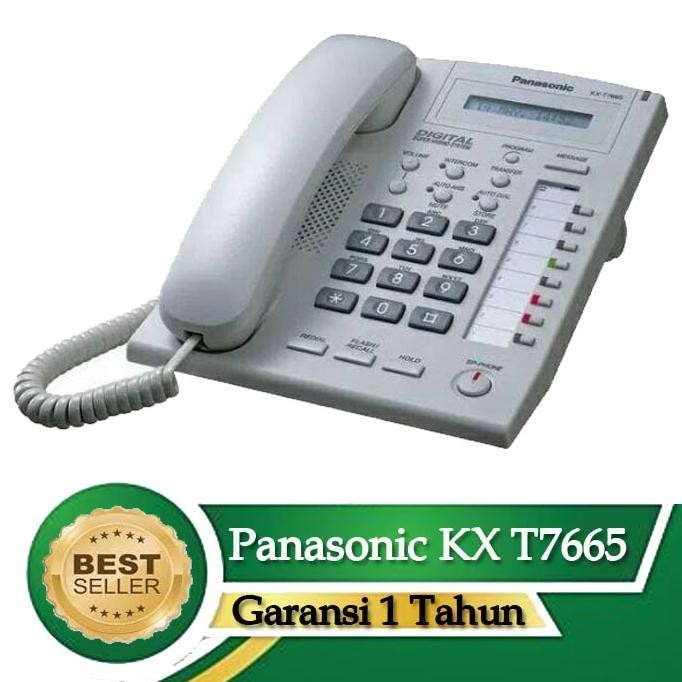 Jual TERBARU - Telepon Panasonic KX-T7665 Garansi 1 Tahun | Shopee Indonesia