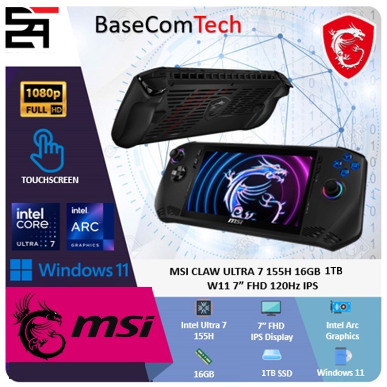 Jual MSI Claw Ultra 7 155H 16GB 1TB W11 7 Inchi FHD IPS 120Hz | Shopee ...