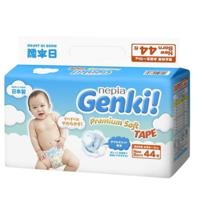 Jual Produk Baru!! Nepia Genki Tape Newborn Nb 44 | Shopee Indonesia