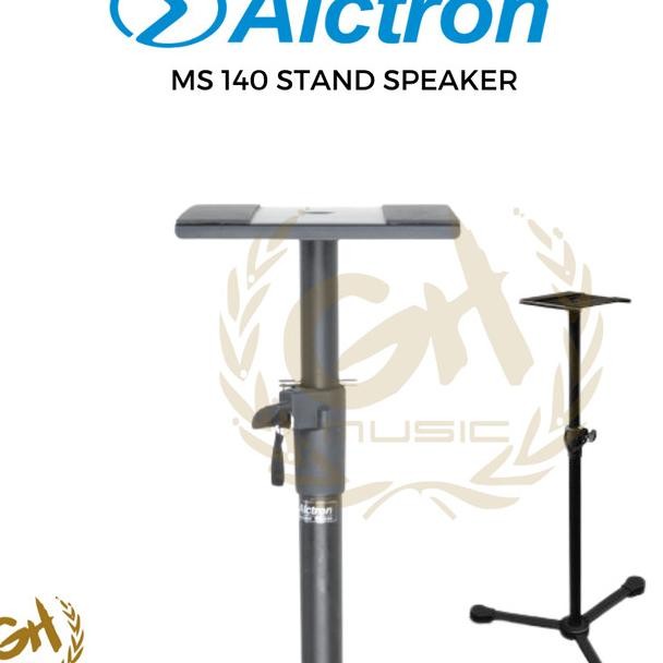 Jual Alctron Ms 140 Stand Speaker Monitor Berdiri Kokoh | Shopee Indonesia