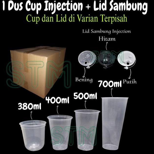 Jual Per Dus Bla Cup Ppi Injection 500Pcs 400Ml 500Ml 700Ml/Thinwall ...