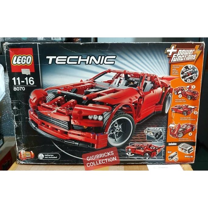Jual Lego Technic Original 8070 Supercar (Second) | Shopee Indonesia