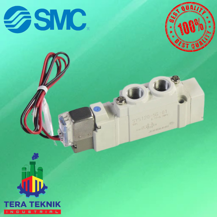 Jual Solenoid Valve Smc Sy5120-5G-01 Sy5120 (Ready Stock) | Shopee Indonesia