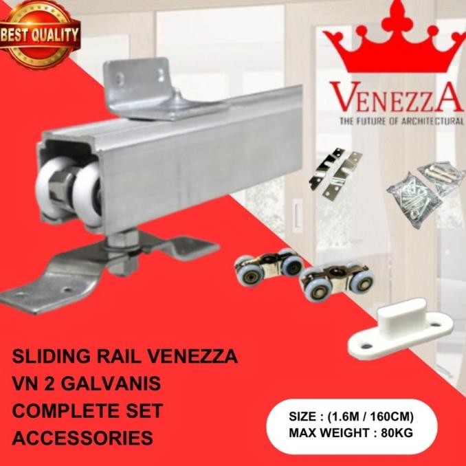 Jual REL PINTU GESER GANTUNG/RAIL SLIDING DOOR GALVANIS PANJANG 1.6METER ORIGINAL DAN TERPERCAYA ...