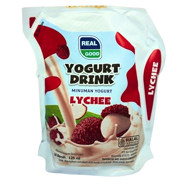 Jual S20903 REAL GOOD LYCHEE YOGURT DRINK 125ML MAJU BERSAMA (20250304 ...