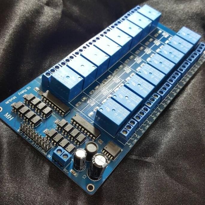Jual Relay Module 16 Channel 5V 12V for Arduino Compatible [terbaik ...