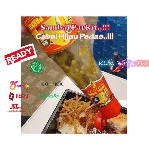 Jual Sambal Parkit Pedas Cabe Hijau Cabai Hijau 300 Ml | Shopee Indonesia