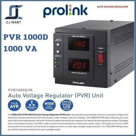 Jual STABILIZER PROLINK PVR1000D AVR RELAY CONTROLLED / STABILIZER ...