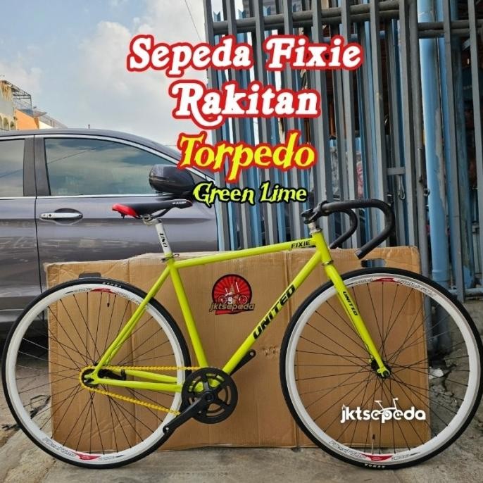 Jual Sepeda Fixie Rakitan Torpedo ekonomis KT7 | Shopee Indonesia