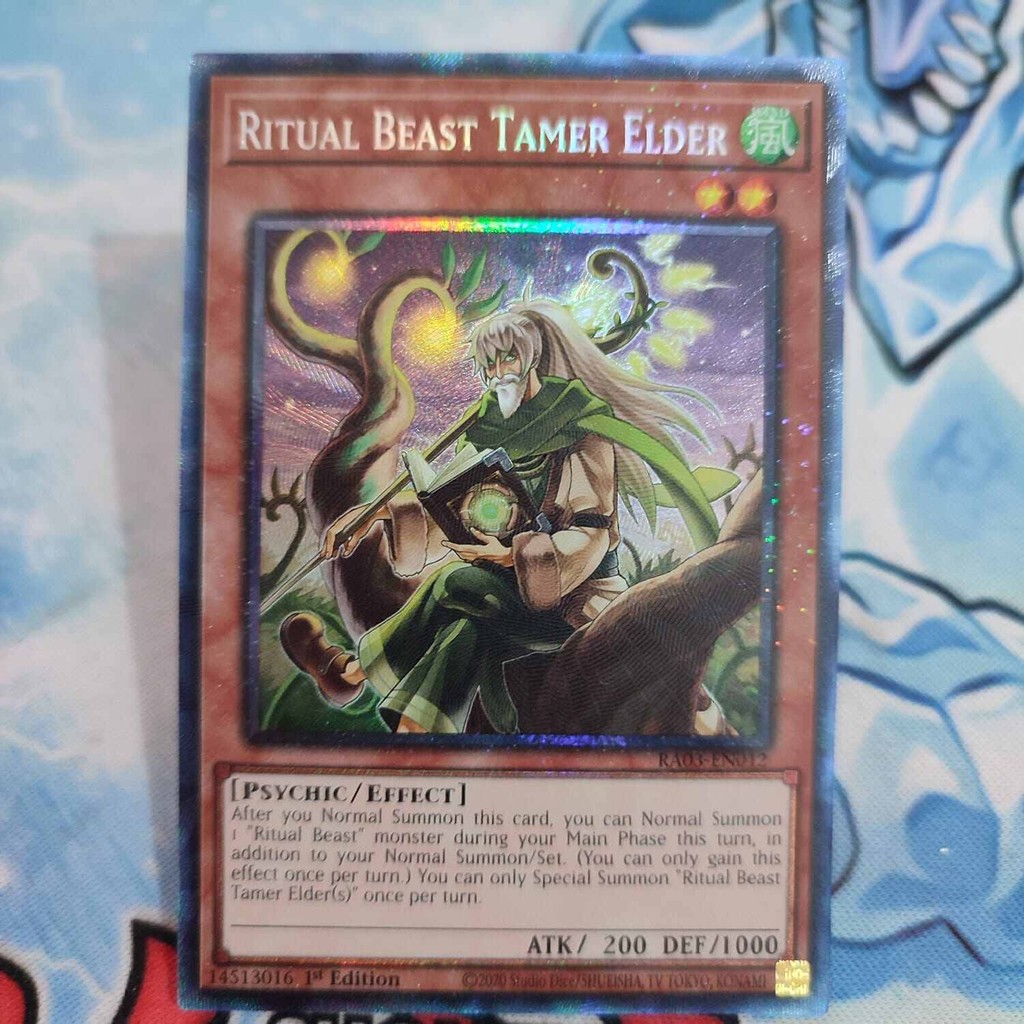 Jual yugioh ritual beast tamer elder RA03 collector rare original ...